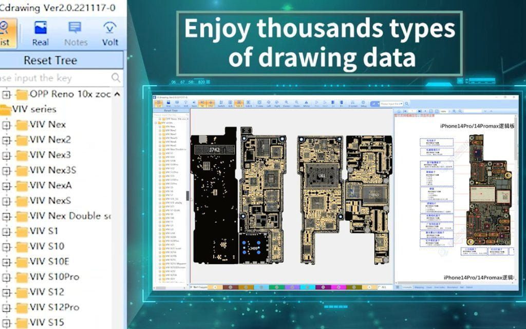 Sơ đồ JC Drawing của JCID - MUA BÁN SỮA CHỮA IPHONE MACBOOK TẠI NHẬT BẢN